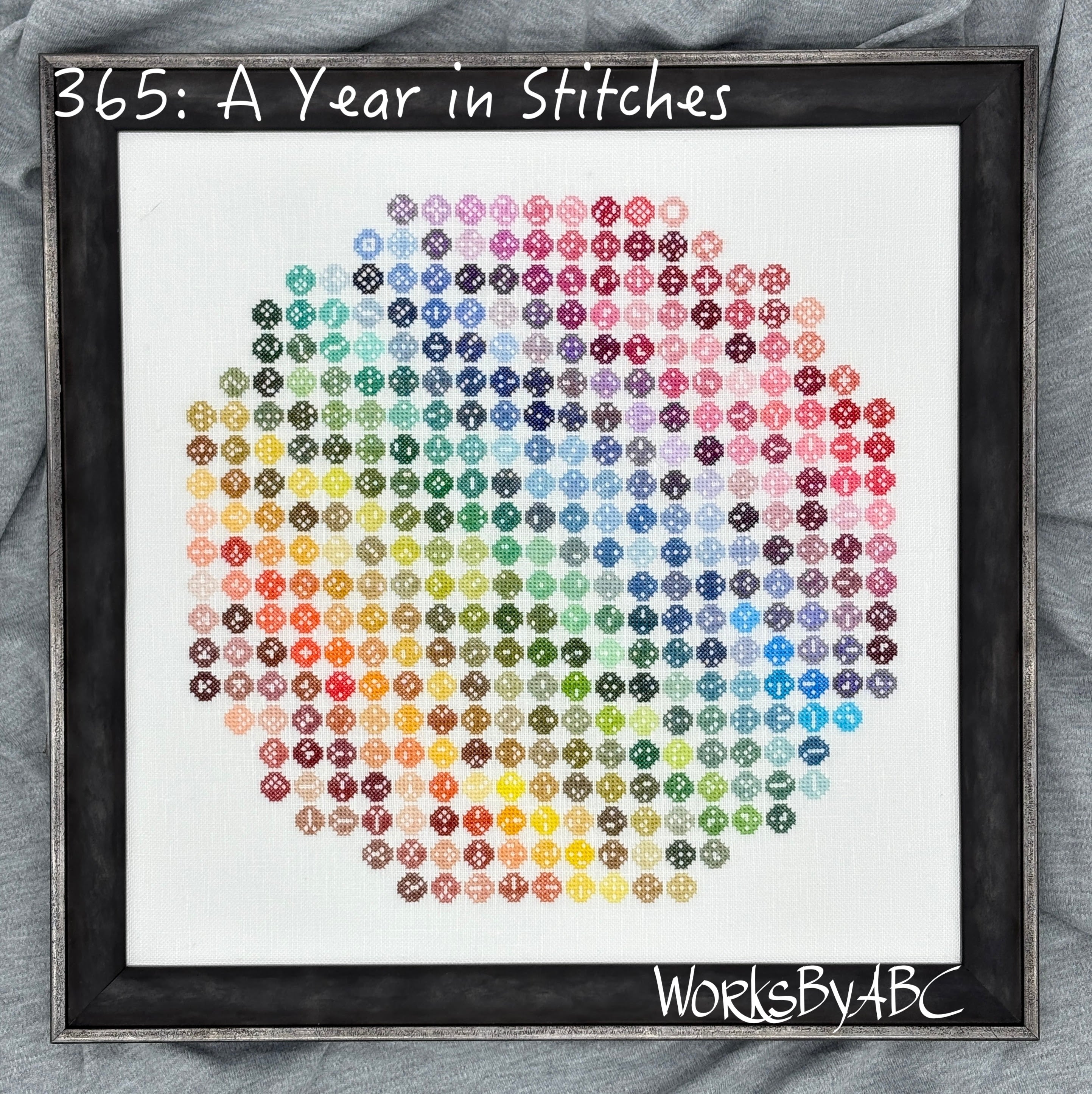 365: A Year in Stitches; Works by ABC – The Cross Stitch Emporium